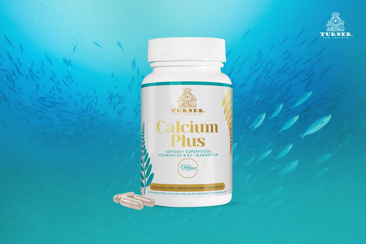 Marine Fish Bone Calcium Supplement – TURNER New Zealand