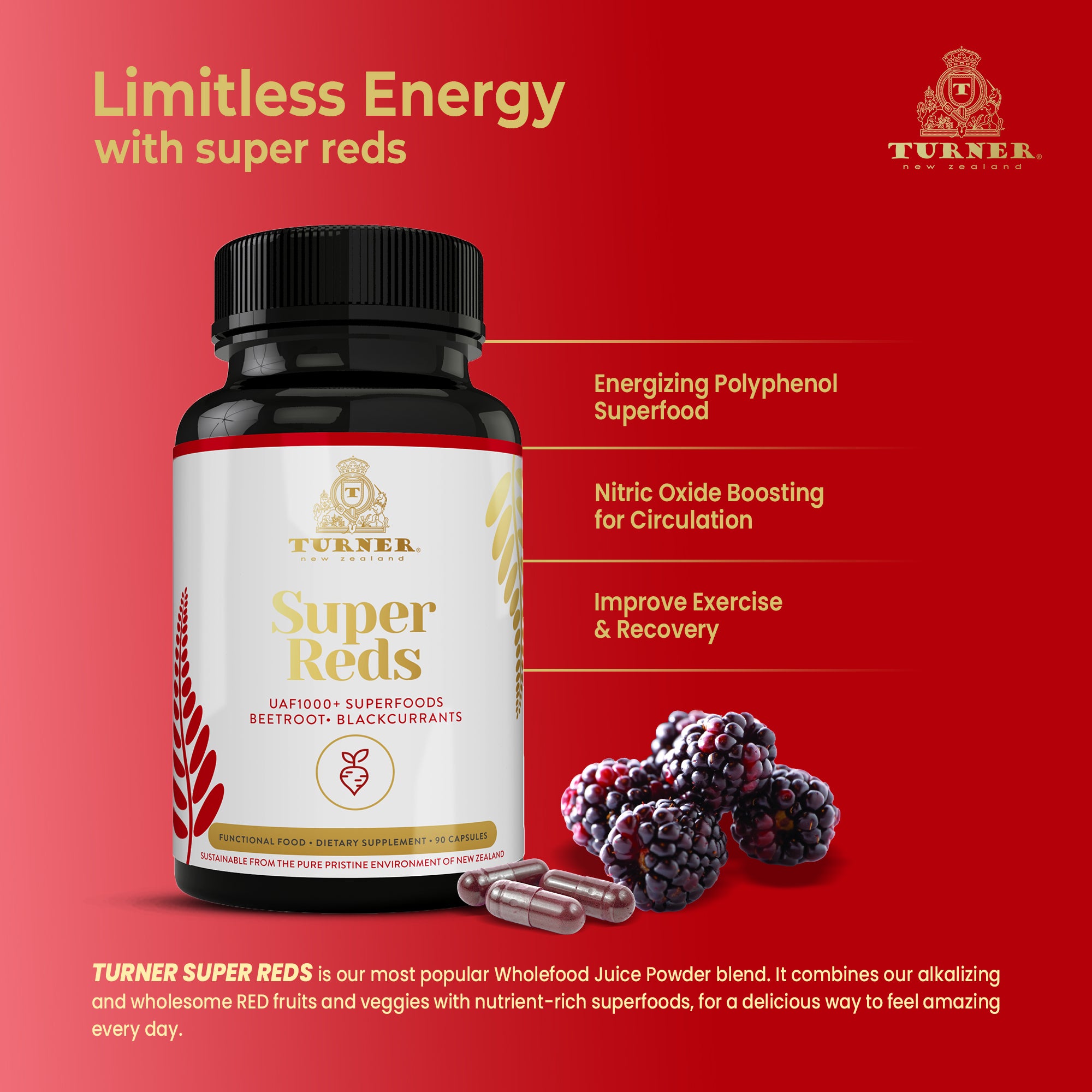 Best Super Reds Capsules & Supplement | Red Superfoods NZ – TURNER New ...